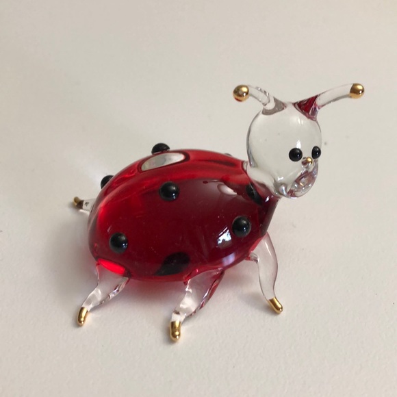 Accents | Nwob Mini Glass Ladybug | Poshmark